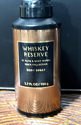 Bath & Body Works WHISKEY RESERVE Body Spray for Men 3.7 fl oz Body ...