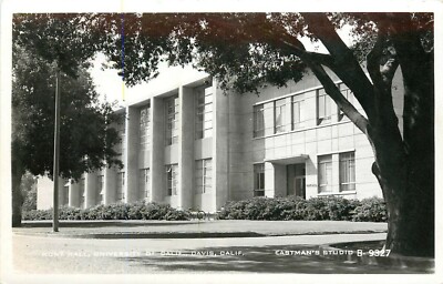 RPPC Postcard; Hunt Hall University of CA Davis, Eastman B-9327 Yolo Co ...