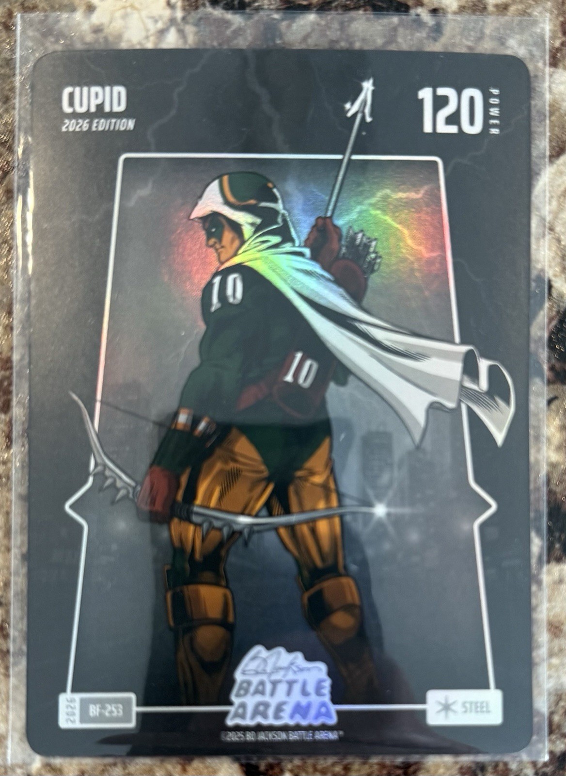 2026 Bo Jackson Battle Arena Cupid Steel BattleFoil BF-253 Jordan Love ...