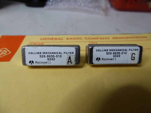 ROCKWELL COLLINS MECHANICAL FILTER 455kHz, 2.5kHz BW 526-8635-010 NOS ...