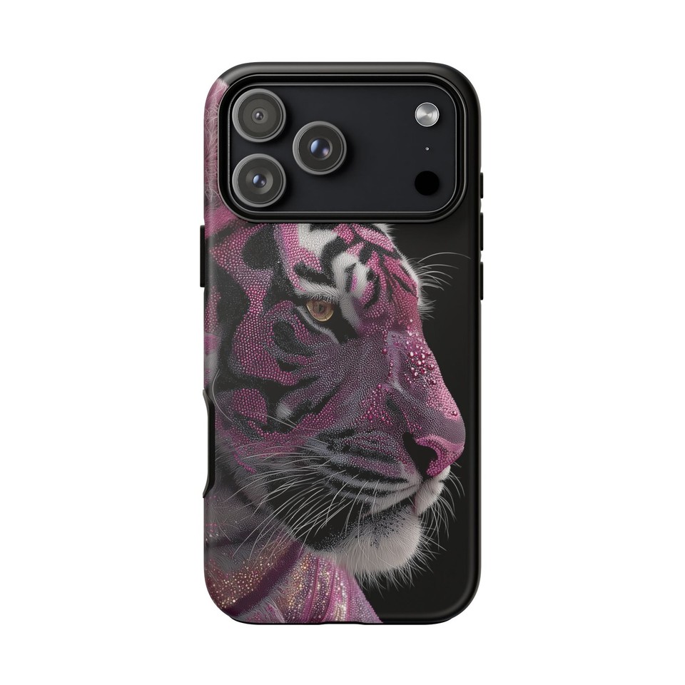 Black Pink Tiger Rhinestone | Phone Ink Case for iPhone/Galaxy/Pixel | eBay