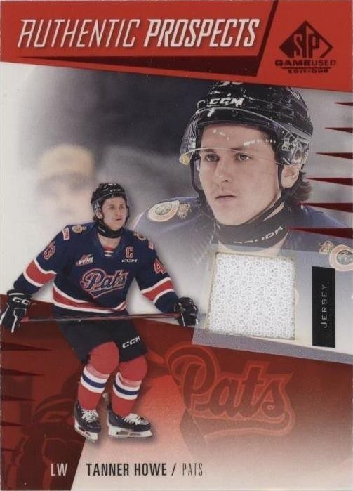 2023-24 Upper Deck SP Game Used CHL Edition - Tanner Howe #36 Red ...