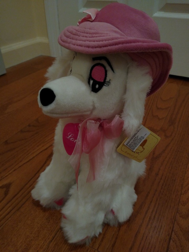 High quality Soft Angel Toy Doll Stuffed musical white Dog | eBay