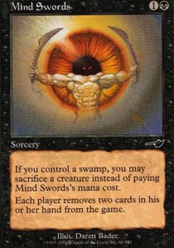 MTG magic cards 1x Mind Swords - Foil Nemesis NM-Mint, English | eBay