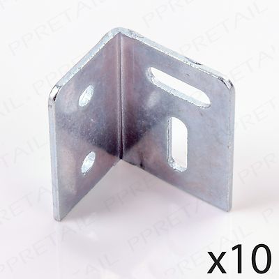 10 x RIGHT ANGLE CORNER BRACKET 28x25x38mm Stretcher Mending Fixing ...