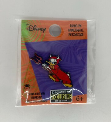 Donald Duck Halloween Devil Donald Enamel Pin - Entertainment Earth ...