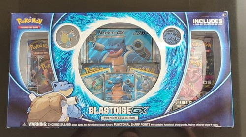 🔥Pokemon Blastoise GX Premium Collection Box Sealed Pin Coin Promos ...