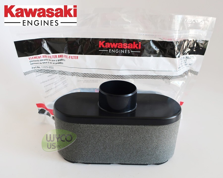 OEM AIR FILTER 11029-0031, KAWASAKI FR651V, FR691V, FR730V, FS481V ...