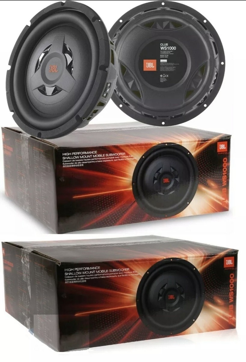 Jbl Club Ws1000 10 Shallow Mount Subwoofer