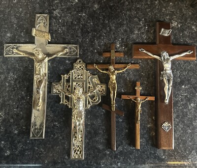 Crucifixes & Crosses - Antique Vintage