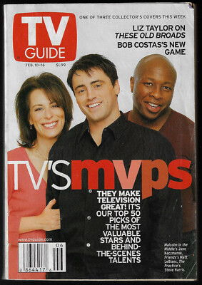 TV Guide Feb 10 2001 - MATT LEBLANC, TV's MVPS - Providence ed | eBay