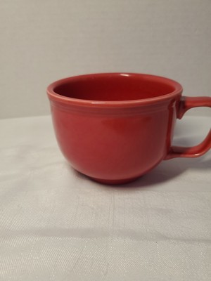 Homer Laughlin Fiesta Fiestaware 16 oz Jumbo Mug Red/Scarlet Soup Cup 3 ...