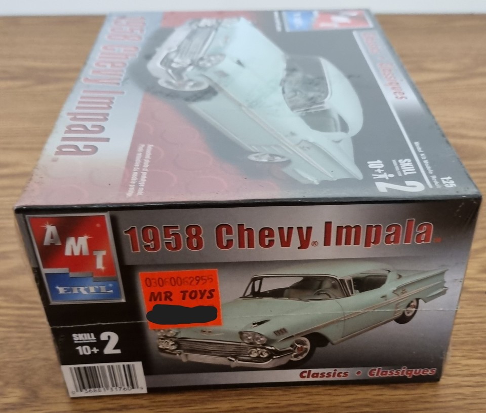 1:25 AMT ERTL Classics 1958 Chevy Impala Model Kit #31760 | eBay Australia