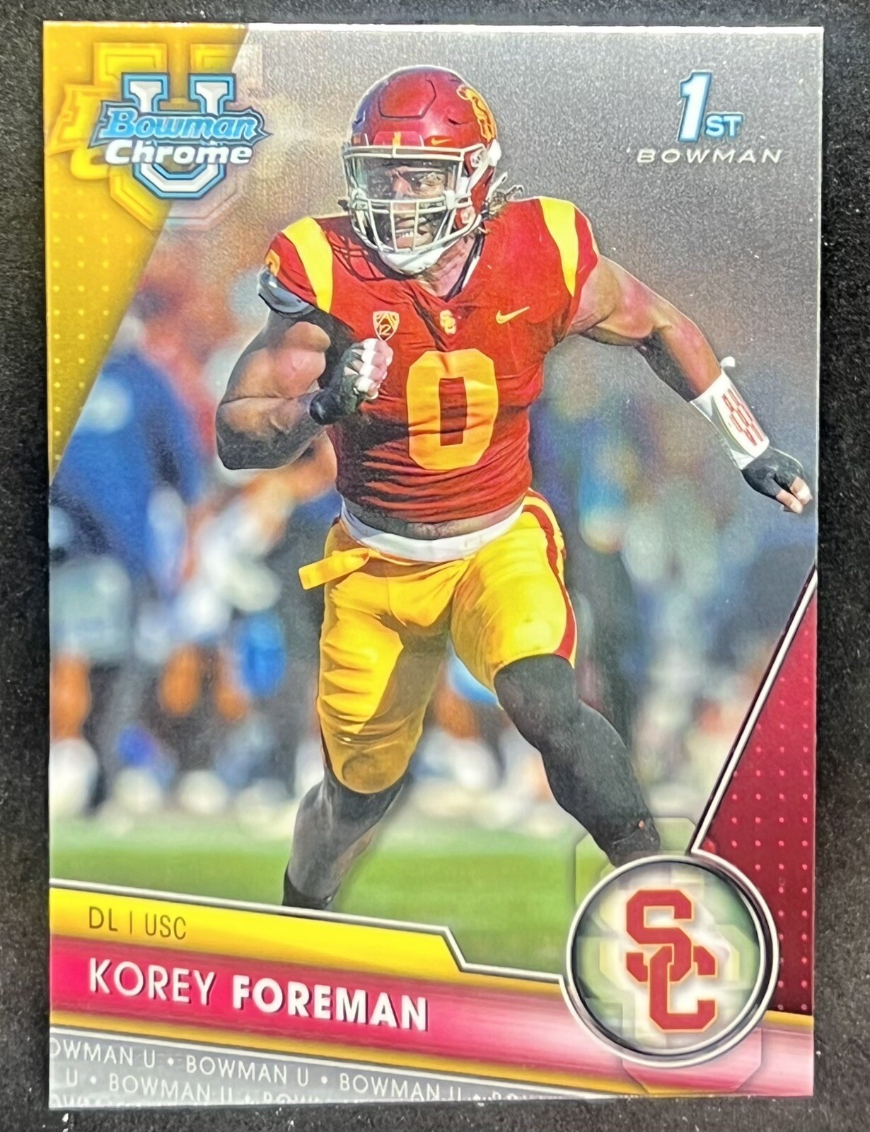 Korey Foreman Rookie 2023 Topps 1st Bowman Chrome RC USC | eBay
