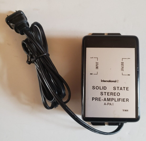 International Solid State Stereo Pre-Amplifier A-PA1 Vintage Unit | eBay