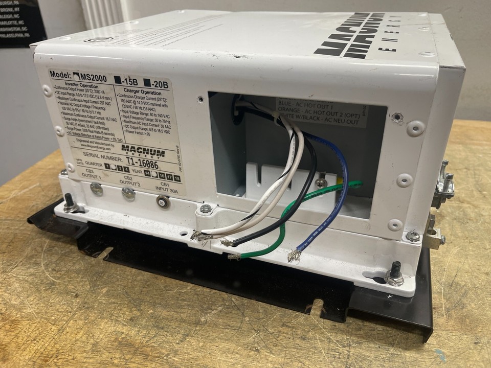 MAGNUM ENERGY MS2000 INVERTER CHARGER INVERTER/ CHARGER | eBay
