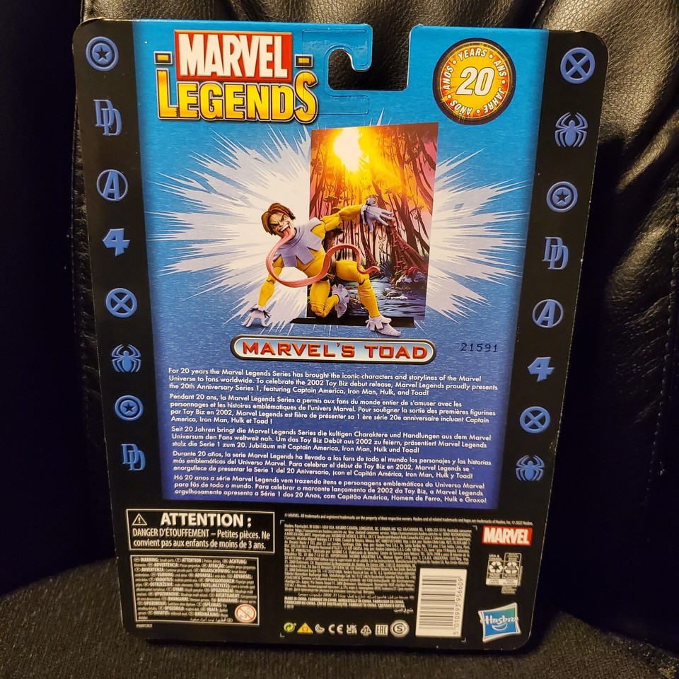 Marvel Legends 20th Anniversary Toad Action Figure SEALED RETRO CARD | eBay