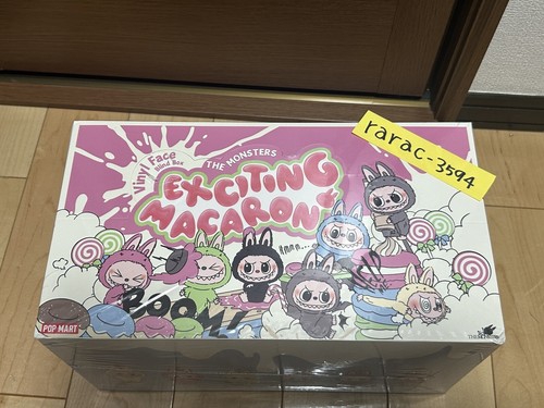 POPMART LABUBU THE MONSTERS Exciting MACARON 6 Types set Box Plush toy ...