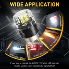 2x 1157 LED Turn Signal Brake Reverse Parking Light Bulb White ...