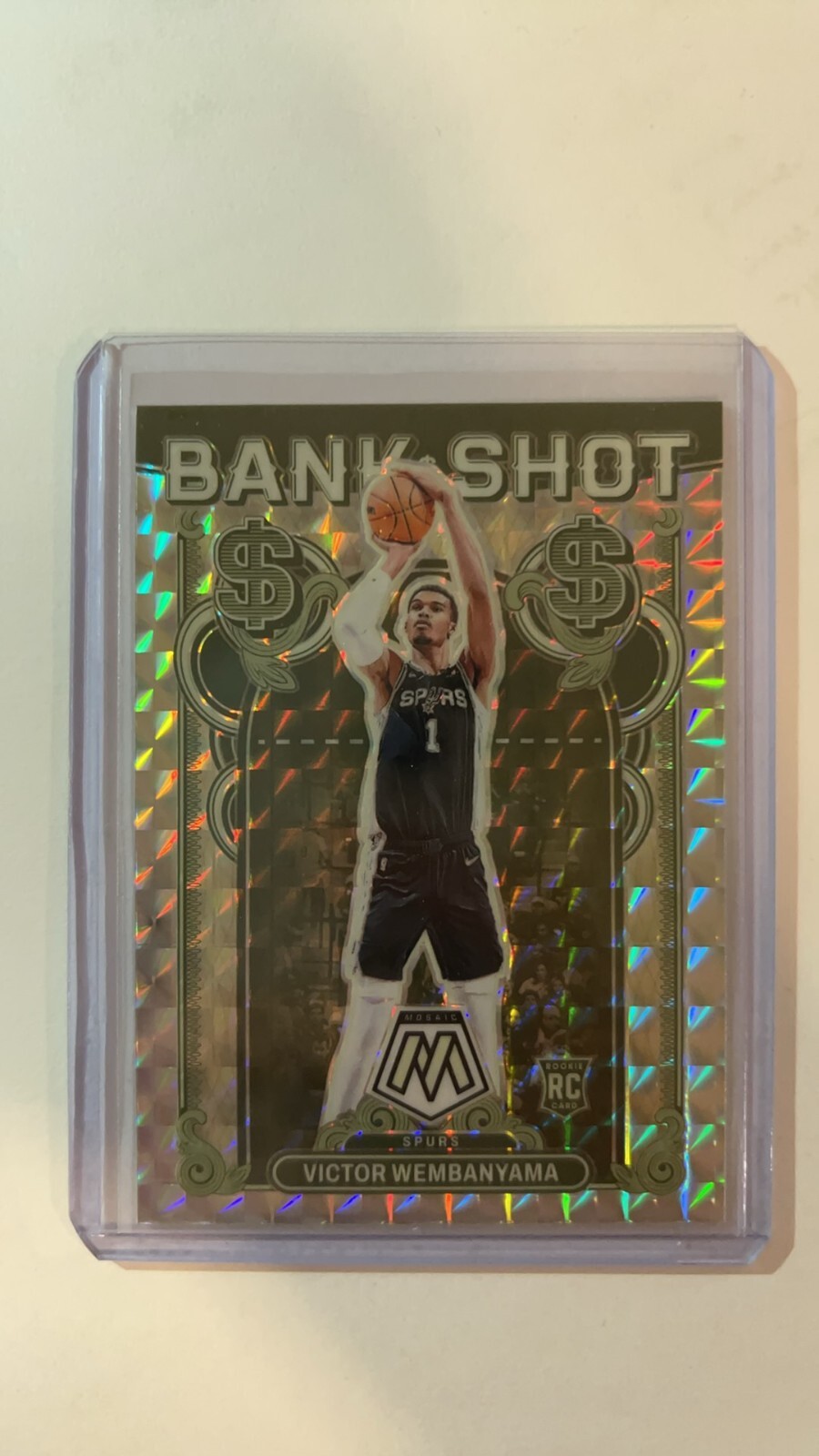 🔥2023-24 Panini Mosaic Bank Shot Prizm VICTOR WEMBANYAMA (RC) #17 ...