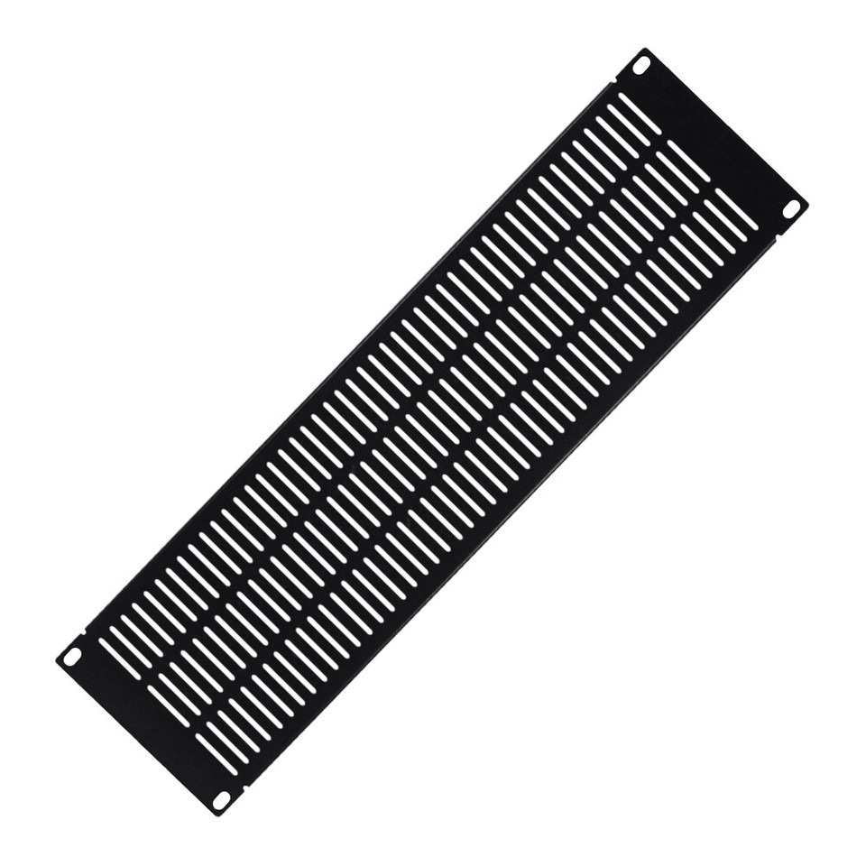 19" Mesh/Vented Rack Blanking Panel/Plate Space 1/2/3/4U Steel Rack ...