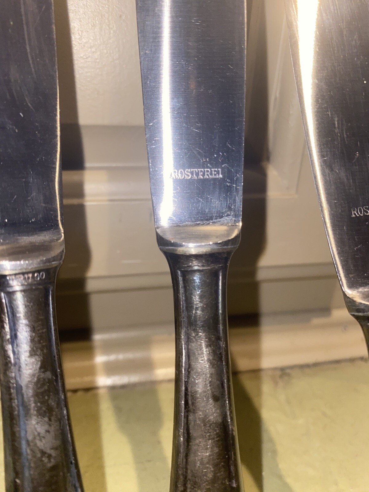 (6) BREAKFAST KNIVES! Vintage ROSTFREI silverplate: | eBay