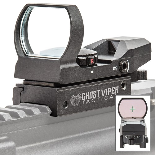 Ghost Viper Tactical Eight Reticles Red Green Dot Sight Matte Black ...
