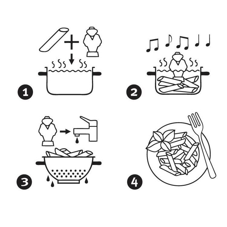 BrainStream Al Dente Musical / Singing Floating Pasta Timer | eBay