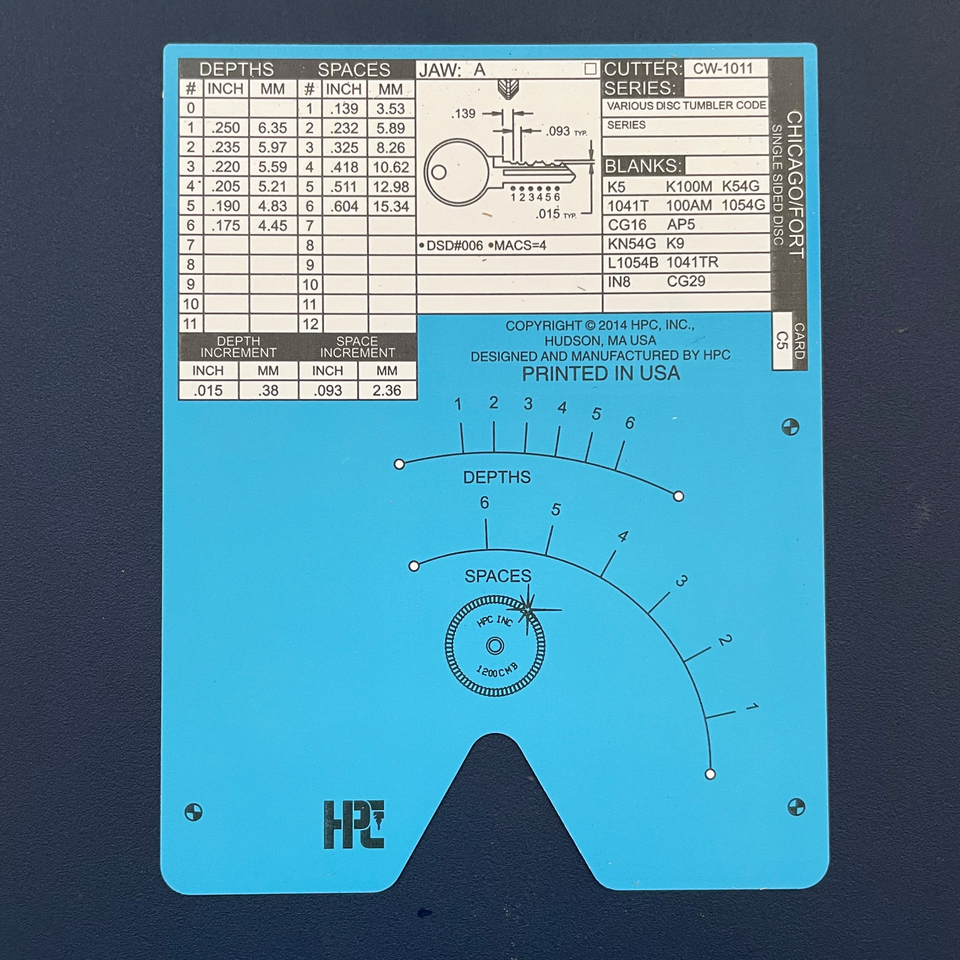 New HPC Replacement Code Cards for 1200 CMB Blitz - Free Shipping ...