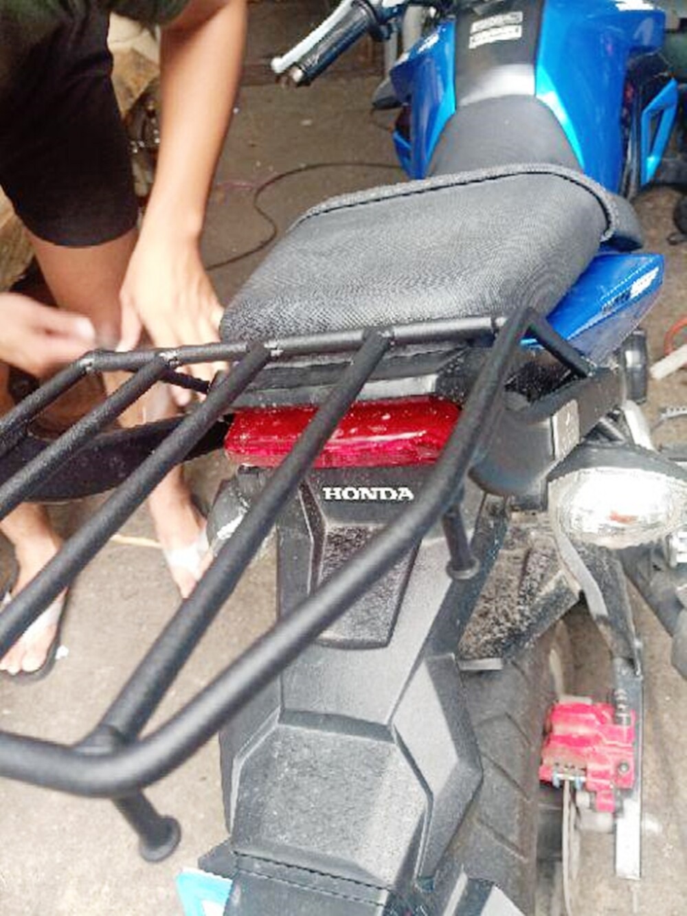 Rear Luggage Rack For Honda Grom Msx 125 Cc Black Color Tail Bracket ...