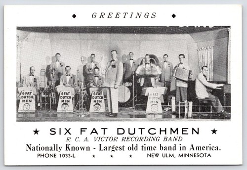 New Ulm~Harold Loeffelmacher~Fort Ridgely Minnesota~Six Fat Dutchmen ...
