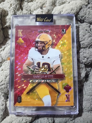 2024 Wild 5-Card Draw NIL Color Match Sam Leavitt 1/1 King | eBay