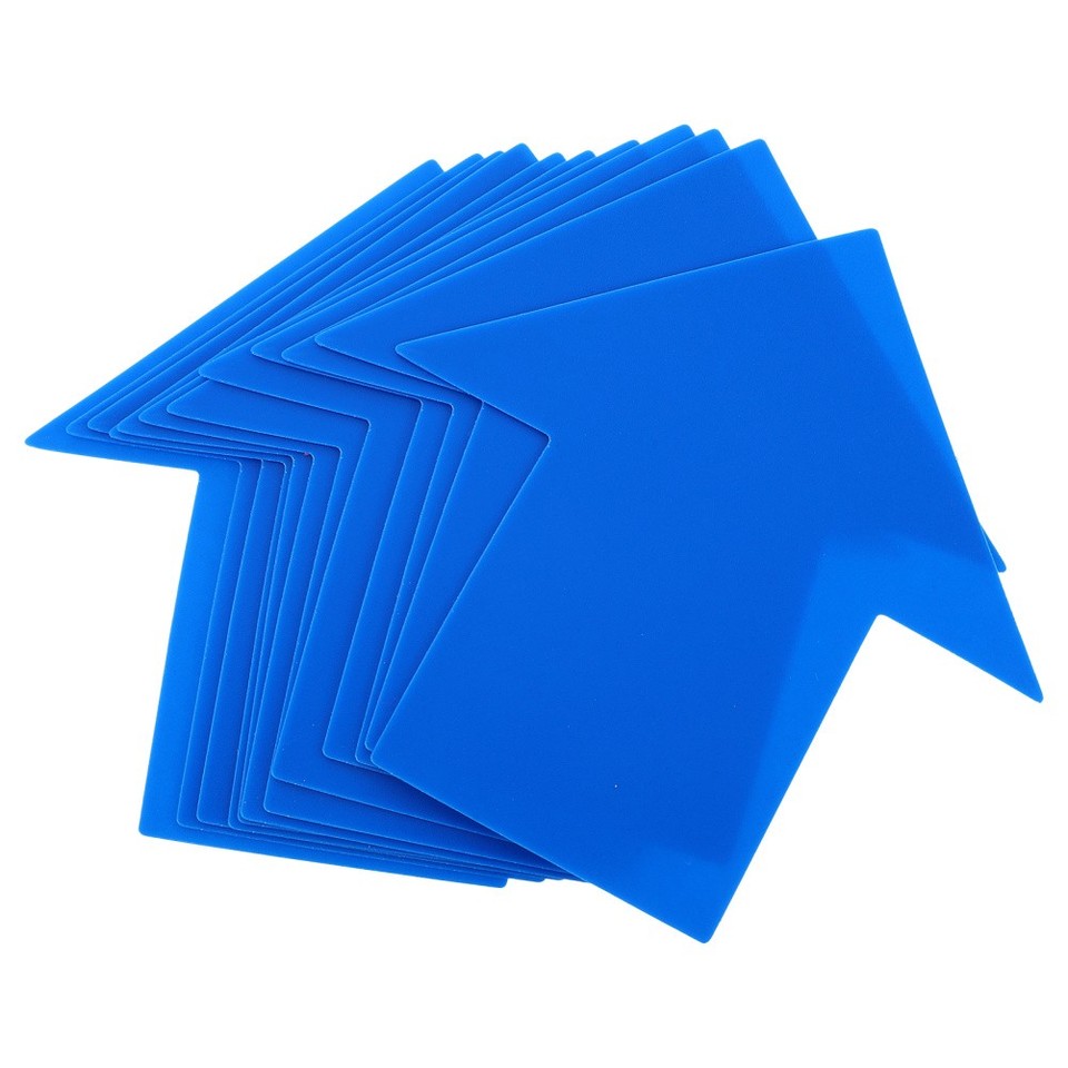 12 Pcs Self-adhesive Arrows Sign Warning Sticker Floor Stickers for ...