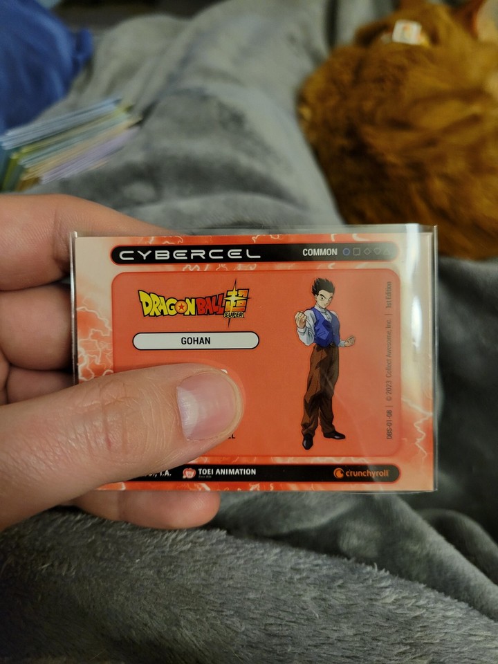 Dragon Ball Super Series 1 Cybercel 3D Cel Art Collectible GOHAN COMMON ...