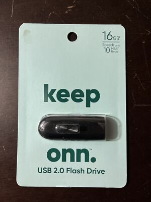 ONN USB 2.0 Flash Drive 16Gb Brand New In Box Must Have Office / Laptop ...