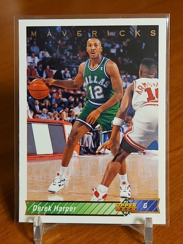 1992-93 Upper Deck Basketball Card Derek Harper , Dallas Mavericks #98 ...