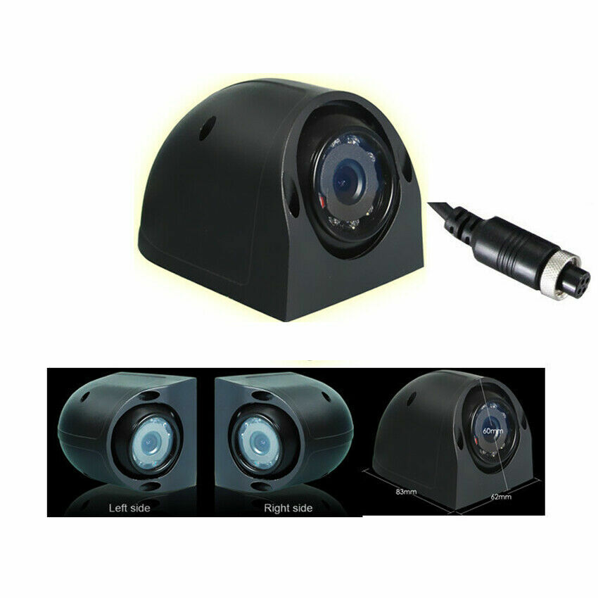 4Pin 9 LED Side Rear View Reverse Backup Camera For Truck Bus RV ...