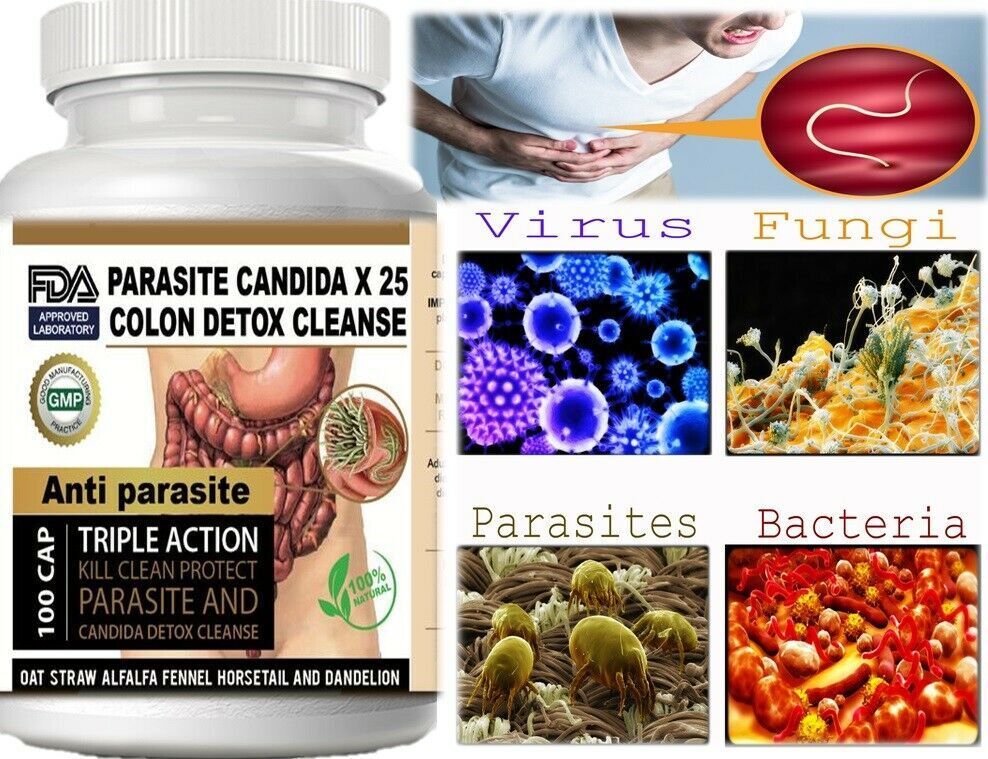 LIMPIADOR DE COLON CLEANSE INTESTINAL PARASITE CANDIDA CLEANSE PARASITE ...