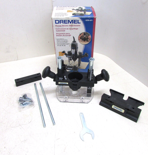 DREMEL PLUNGE ROUTER ATTACHMENT 335-01 FOR DREMEL 275, 285, 395 & 398 ...
