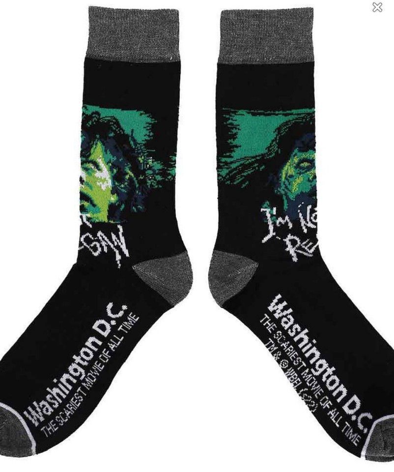 Horror Icons Crew Sock 5-Pair Set Jason Freddy Krueger, Lost Boys ...