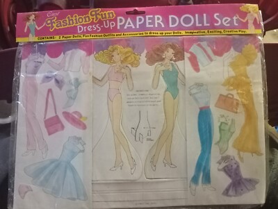 VINTAGE Barbie Crest Fashion Fun Dress Up Paper doll UNCUT | eBay