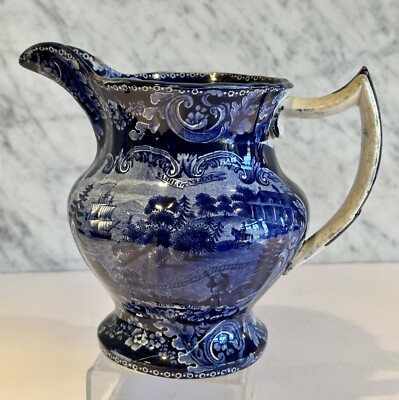 Pitchers - Blue Transferware Pitcher