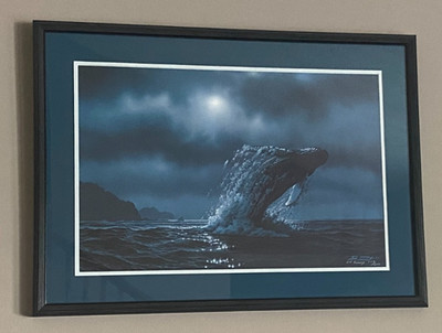 Ed Tussey 1985 Power of the Moon Signed Print 254/500 Framed Self ...