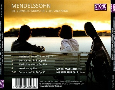 MARIE MACLEOD / MARTIN STURFALT MENDELSSOHN: THE COMPLETE WORKS FOR ...