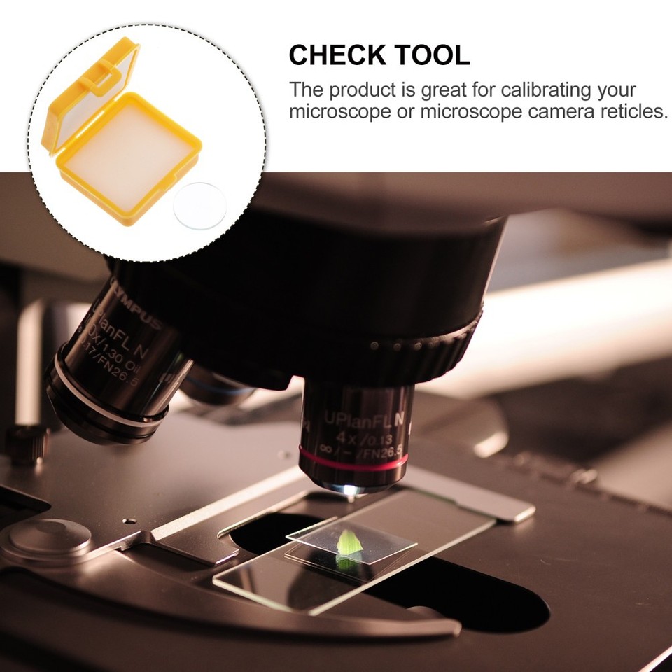 Microscope Micrometer Calibration Slide Slides Area Measuring Rulers | eBay Australia