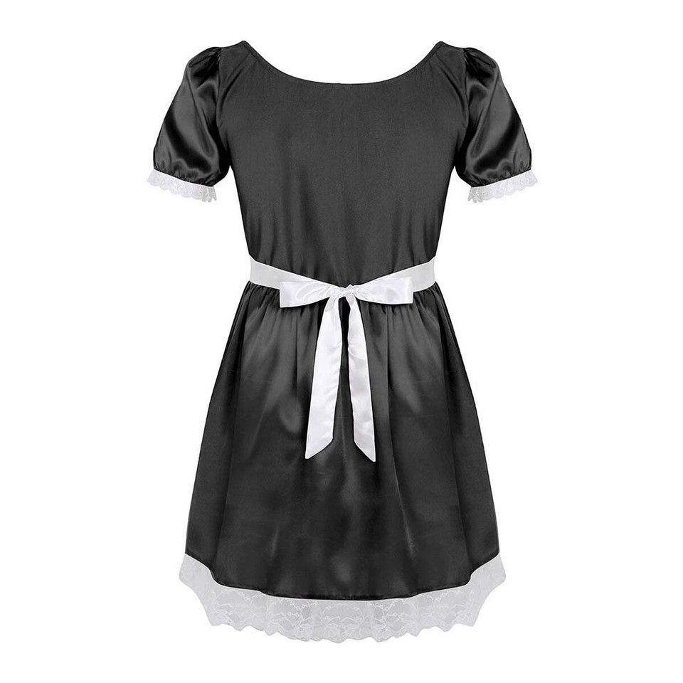 Male French Maid Apron Dress Mens Halloween Party Role Play Fancy ...