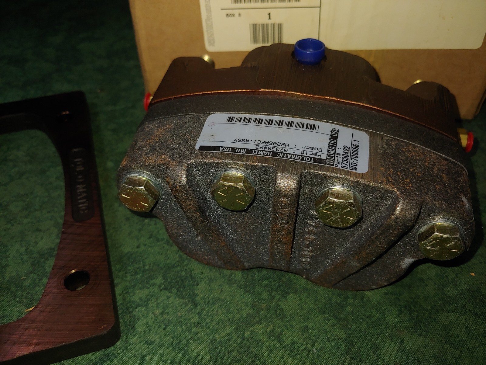 NEW Tolomatic Brake Caliper 07330422 (31243-I2) | eBay