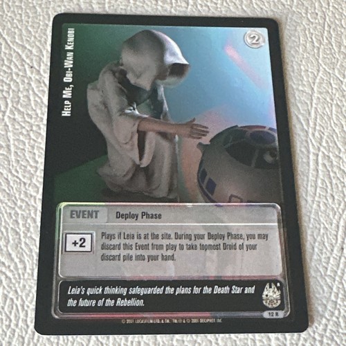 Jedi Knights CCG - Help Me, Obi-Wan Kenobi R #12 | eBay