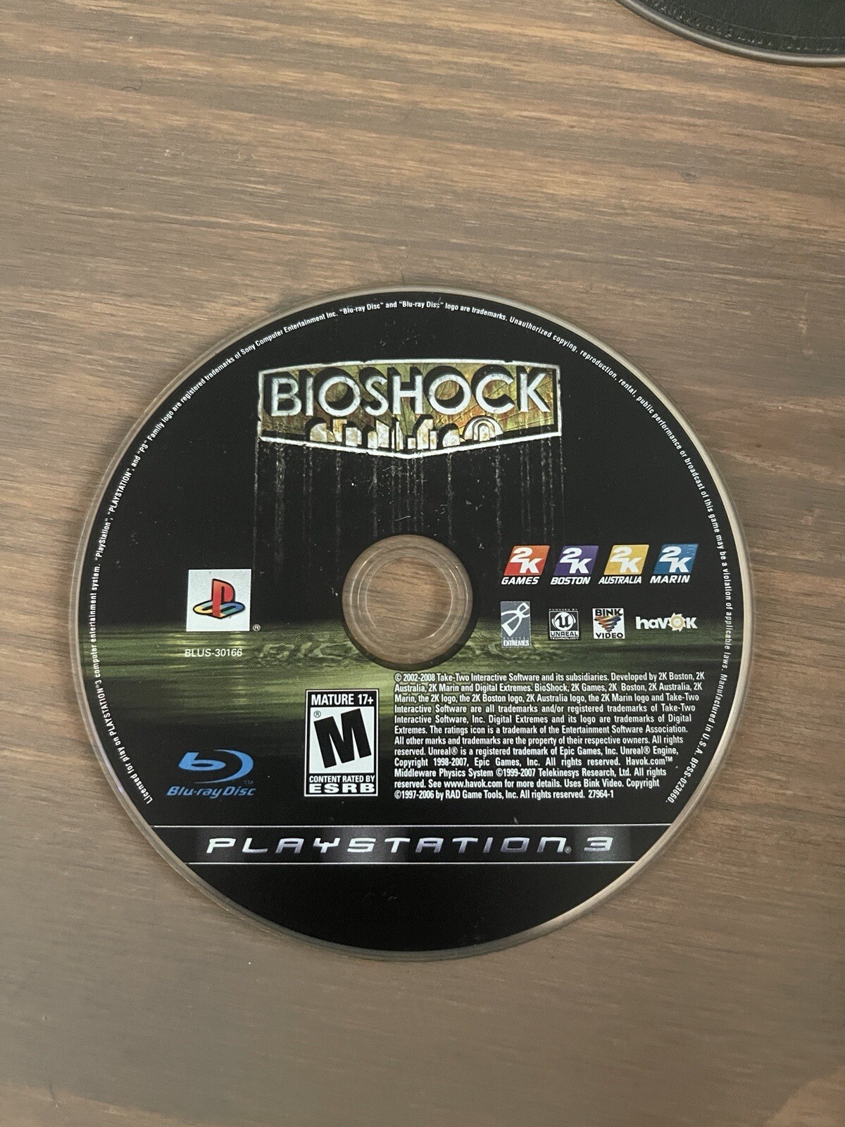 Sony Playstation 3 PS3 Bioshock Disc Only | eBay