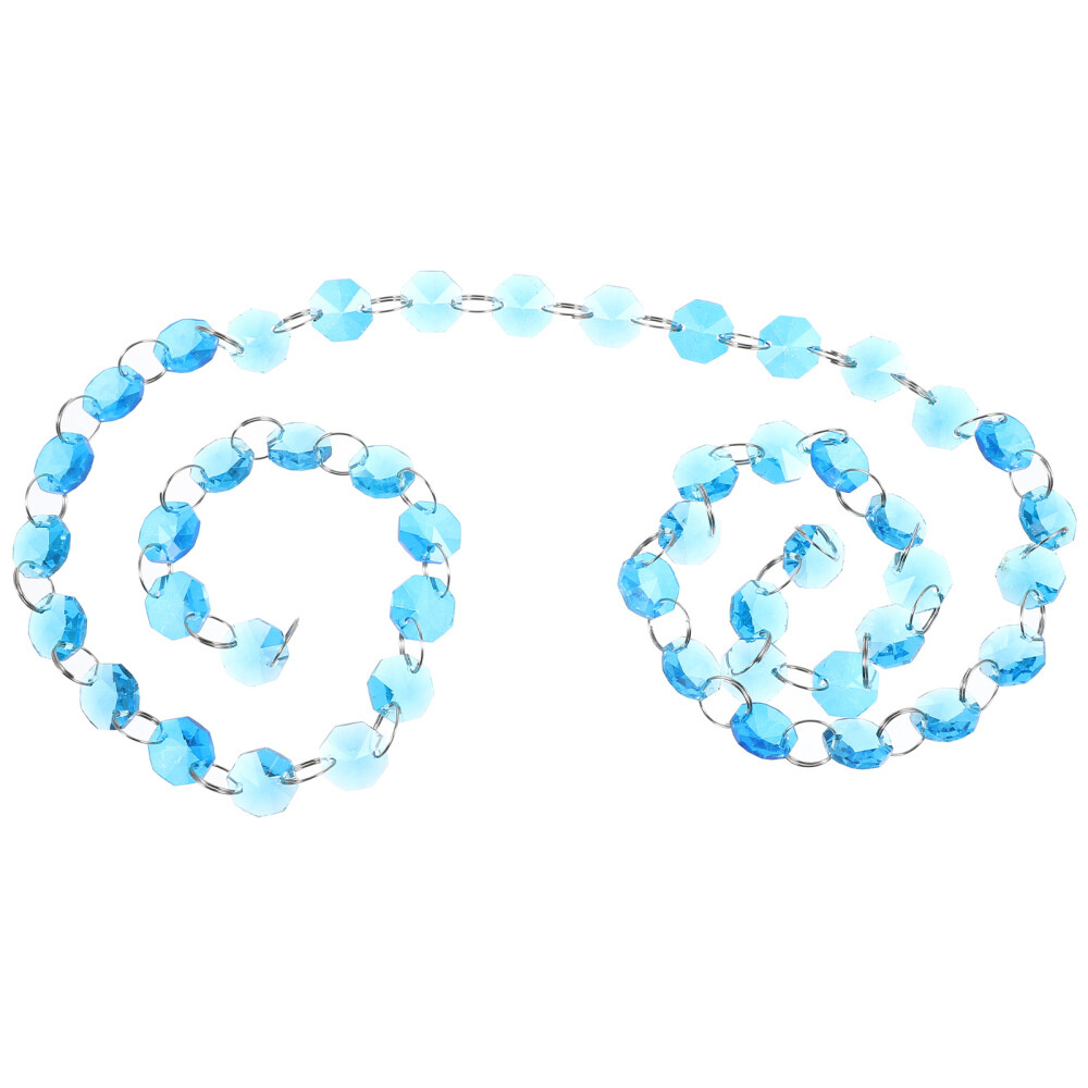 4pcs Octagon Bead String Decoration Glass Bead String Decor Hanging ...